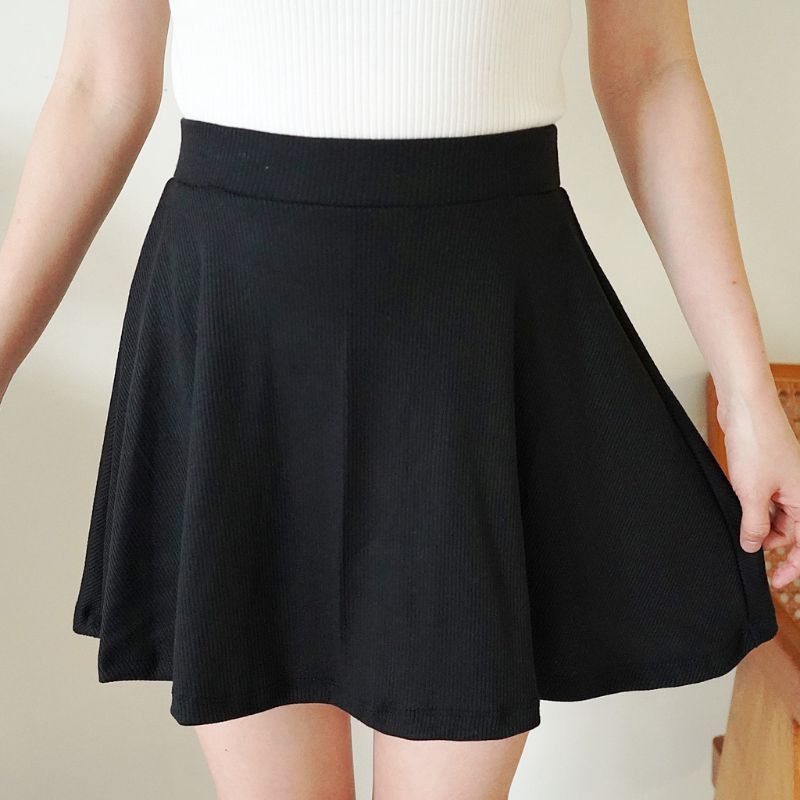 Jual Rok Olahraga Wanita Rok Mini Korean Style Rok Senam, Tennis, Lari ...