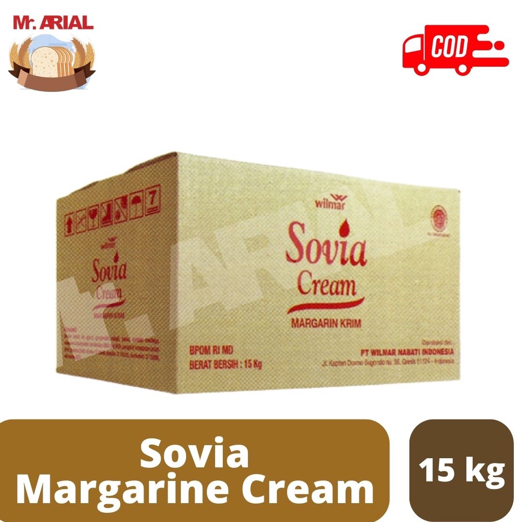 Jual SOVIA Cream Margarine / Margarin Krim / Mentega @15kg / Sovia ...