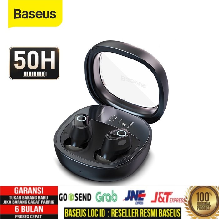 Jual Baseus WM02 Plus TWS Headset Bluetooth Earphone Mini Earbuds ...