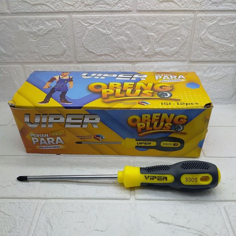 Jual Obeng plus Viper 5 inch 3305 | Shopee Indonesia