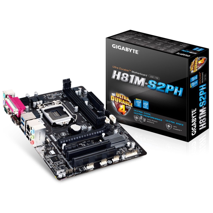 Jual MOTHERBOARD GIGABYTE H81M-S2PH / MOBO Gigabyte H81 / MB GA ...