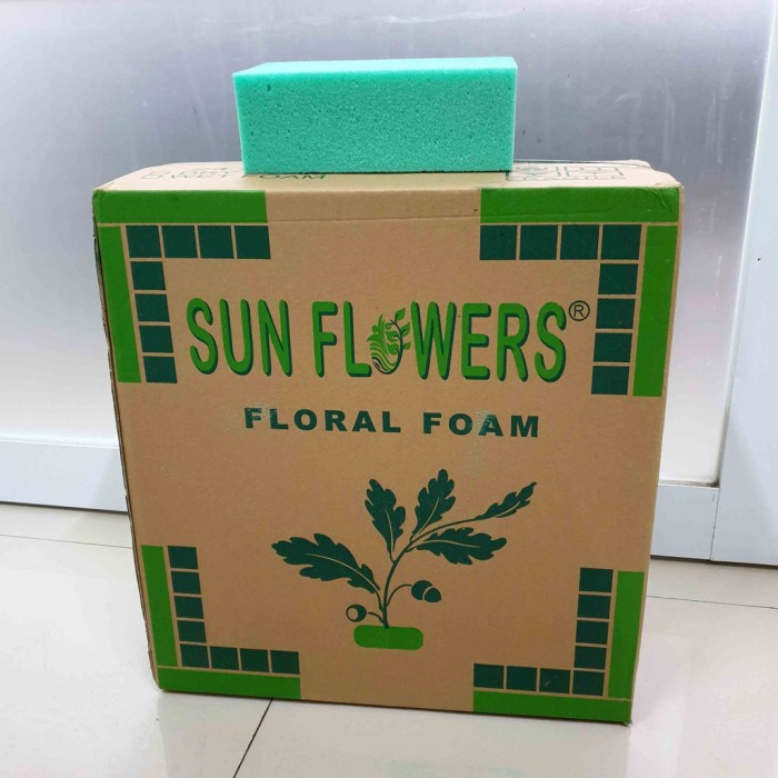 Jual 1 DUS OASIS FOAM KERING UNTUK BUNGA HIAS ISI 24 PCS | Shopee Indonesia