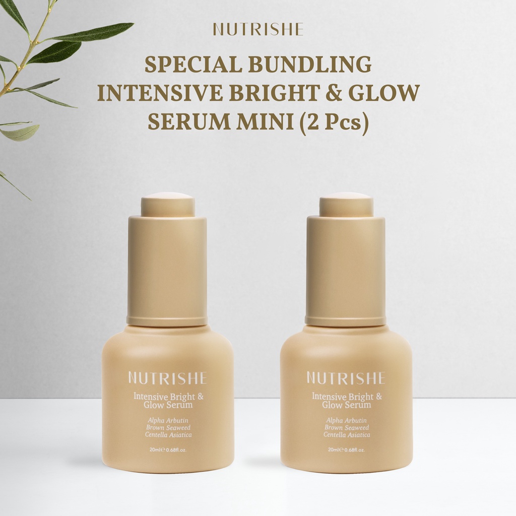 Jual (HALAL) Nutrishe Special Bundling Intensive Bright & Glow Serum 20ml (2pcs) | Shopee Indonesia