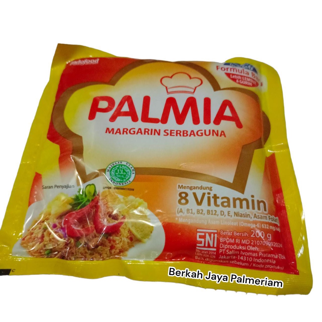 Jual Mentega margarin palmia sachet 200gr | Shopee Indonesia