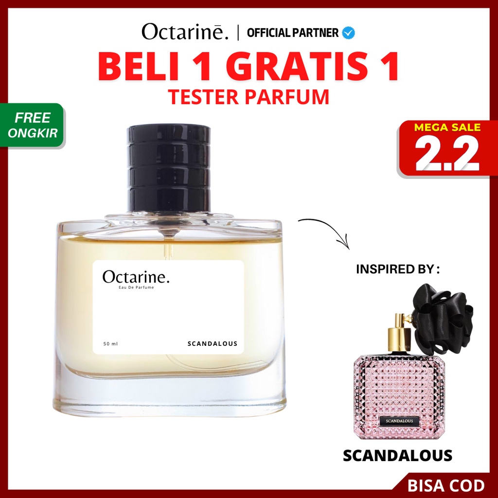Jual Octarine - Parfum Wanita Tahan Lama Aroma Lembut Elegan Inspired By SCANDALOUS | Parfume ...