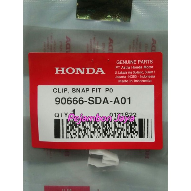 Jual 90666SDAA01 CLIP SNAP FIT PO | Shopee Indonesia