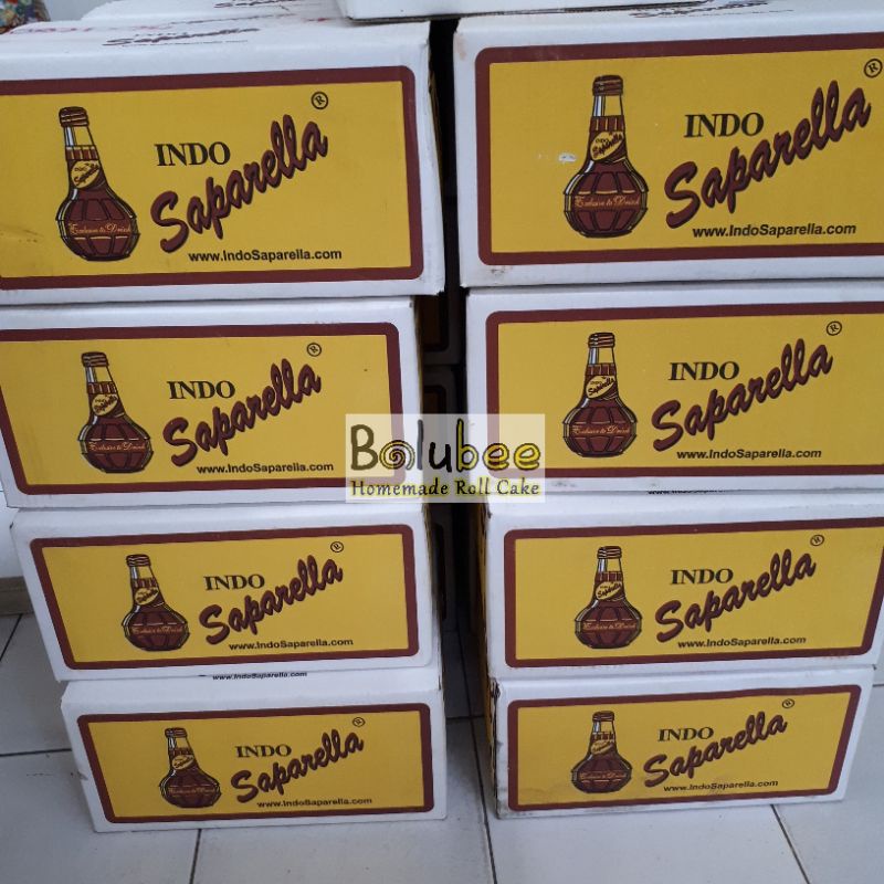 Jual INDO SAPARELLA 300 ml 1 Karton Minuman Soda Soft Drink Jadul Limun ...