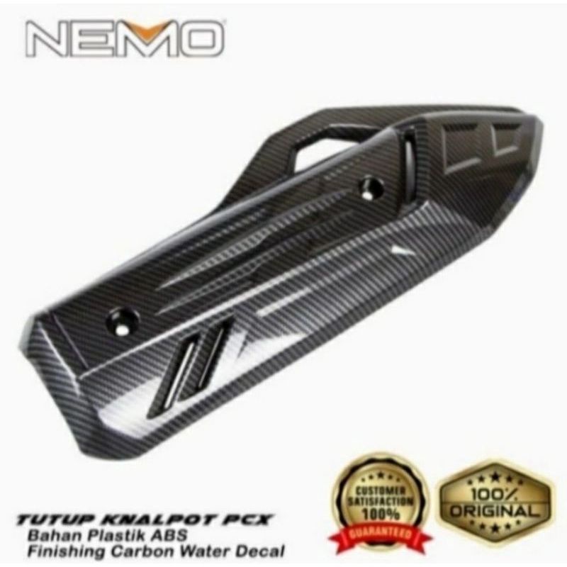 Jual Cover carbon tutup knalpot Honda Vario 160 nemo | Shopee Indonesia