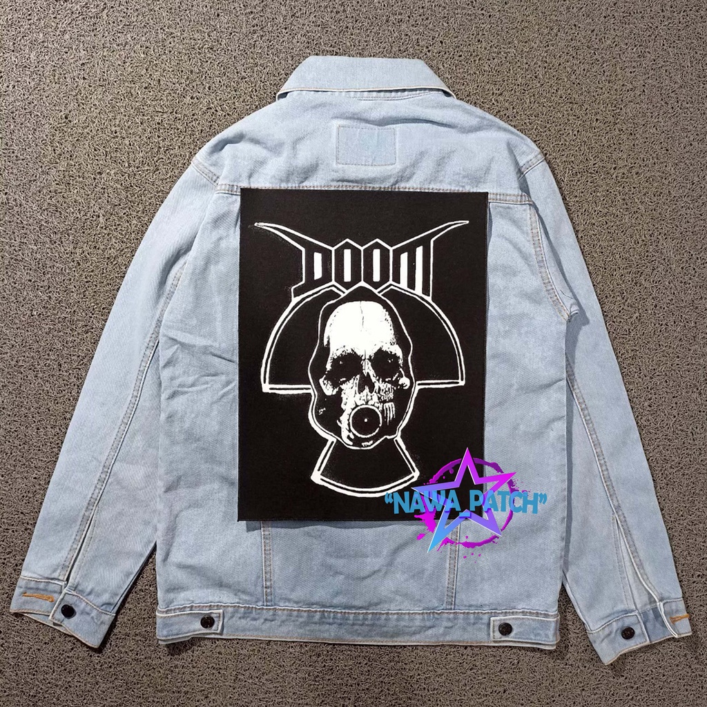 Jual Backpatch sablon doom emblem sablon aksesoris fashion | Shopee Indonesia