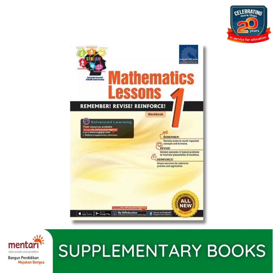 Jual Mathematics Lessons Workbooks + Geniebook| Buku Latihan Matematika ...