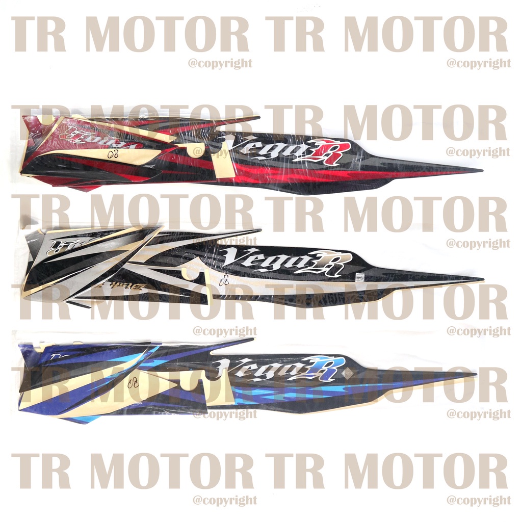 Jual Stiker Motor Vega R New 2008 Sticker Striping Lis Full Set Motor ...