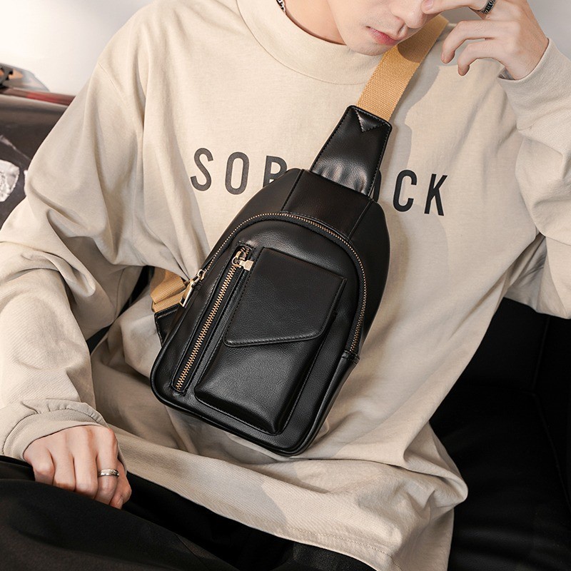 Jual LEATHER CONCEPT Sling Bag Pria Kulit Tas Selempang Pria Tas Pria ...