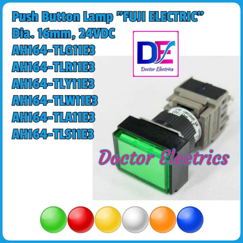 Jual Push Button Lamp AH165-TLG11E3 AH165-TLR11E3 AH165-TLY11E3 AH165 ...