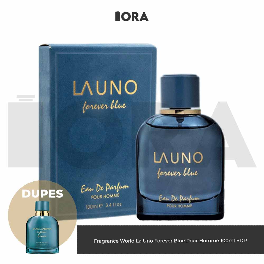 Jual FRAGRANCE WORLD La Uno Forever Blue Pour Homme 100ml Eau De Parfum ...