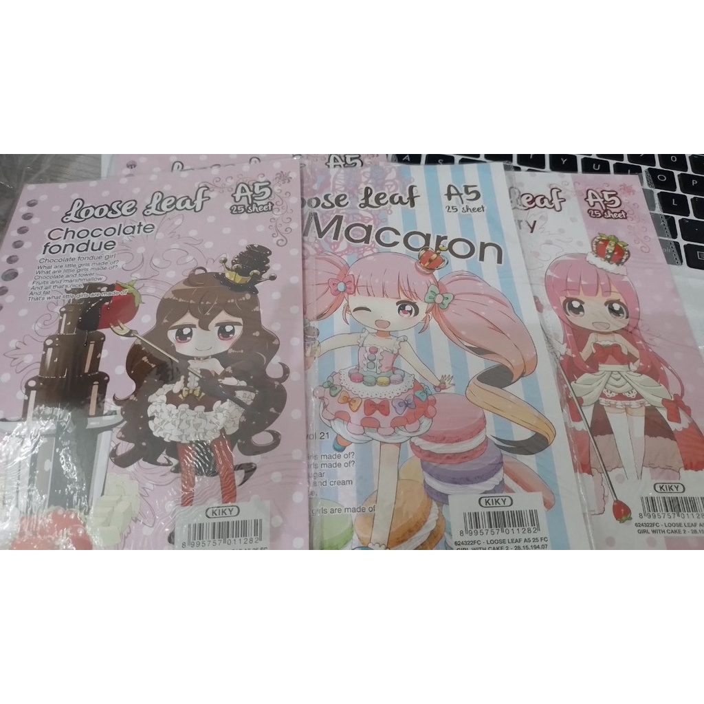 Jual Kiky Loose Leaf A5 Fancy GIRLS ANIME / binder | Shopee Indonesia
