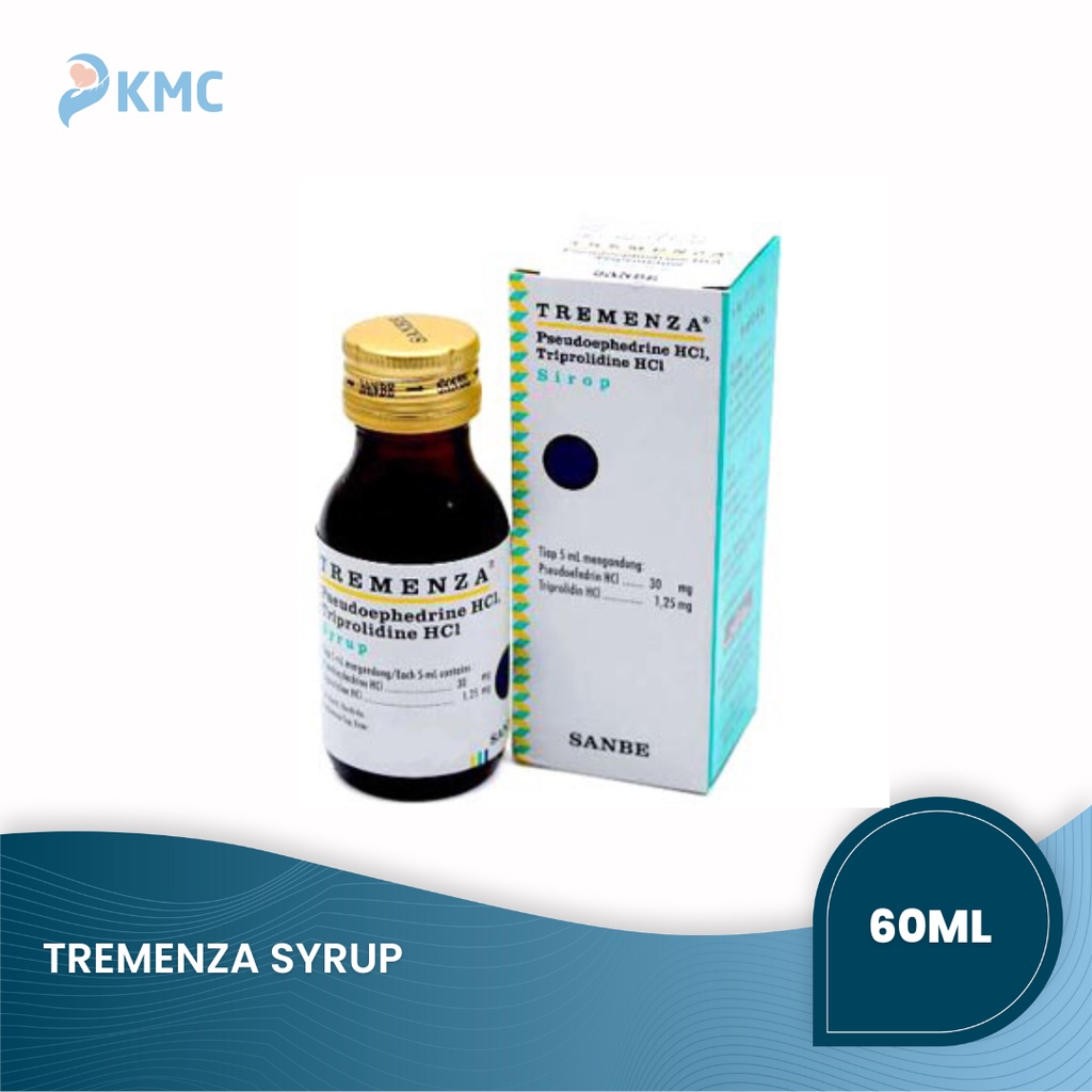Jual Tremenza Sirup 60ml Obat Pilek Anak Dan Dewasa | Shopee Indonesia