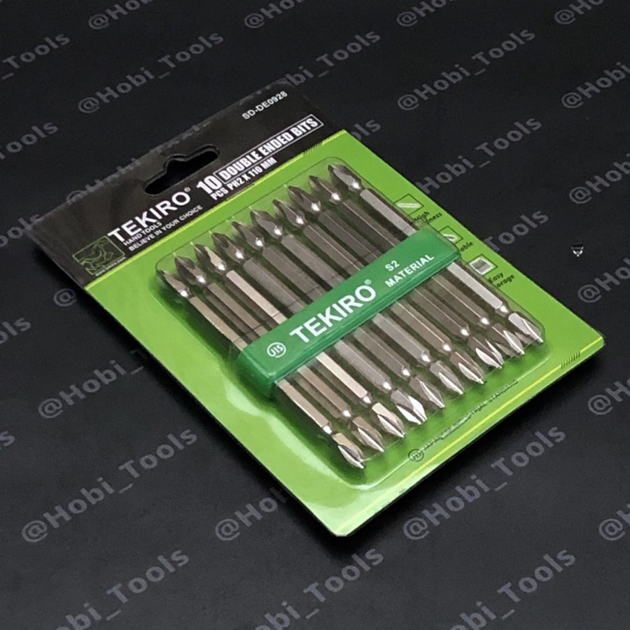 Jual MATA OBENG ANGIN PANJANG PH2 X 110 MM TEKIRO / DOUBLE ENDED BIT ...