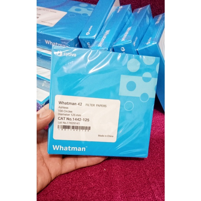 Jual Whatman Filter Paper Nomor 42 Diameter 125 mm Kertas Saring ...