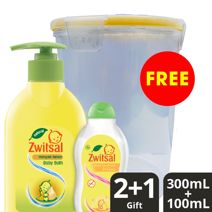 Jual Beli Zwitsal Baby Bath Natural Dengan Minyak Telon Pump 300 ml & Zwitsal Minyak Telon Bayi ...