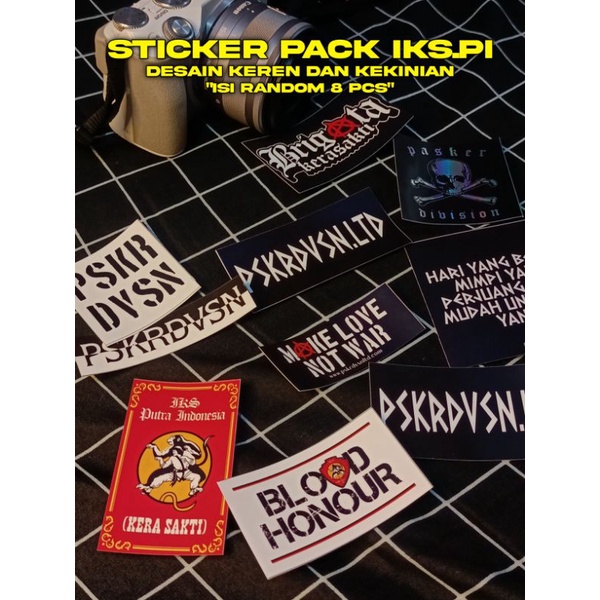 Jual STICKER PACK IKS.PI KERA SAKTI || STICKER IKSPI ISI 8 PCS RANDOM DESAIN KEREN "PSKRDVSN.LTD ...
