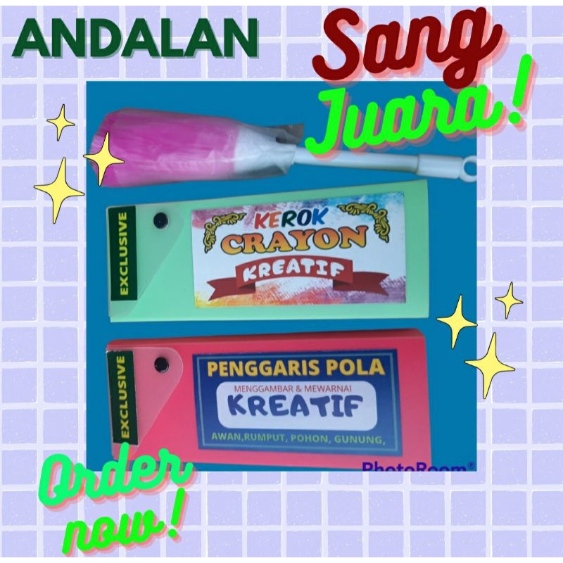 Jual Penggaris Pola Mewarnai Dan Menggambar Kemasan Exclusive Isi 10 ...