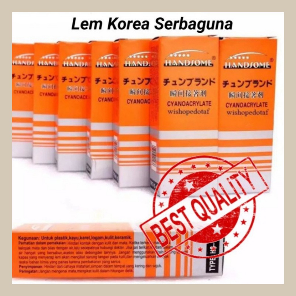 Jual LEM KOREA SERBAGUNA, LEM SUPER, LEM KUAT | Shopee Indonesia