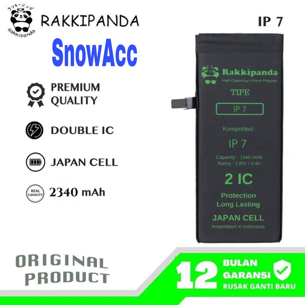 Jual Rakkipanda Baterai iPhone 7 / iphone 7G Battery | Shopee Indonesia