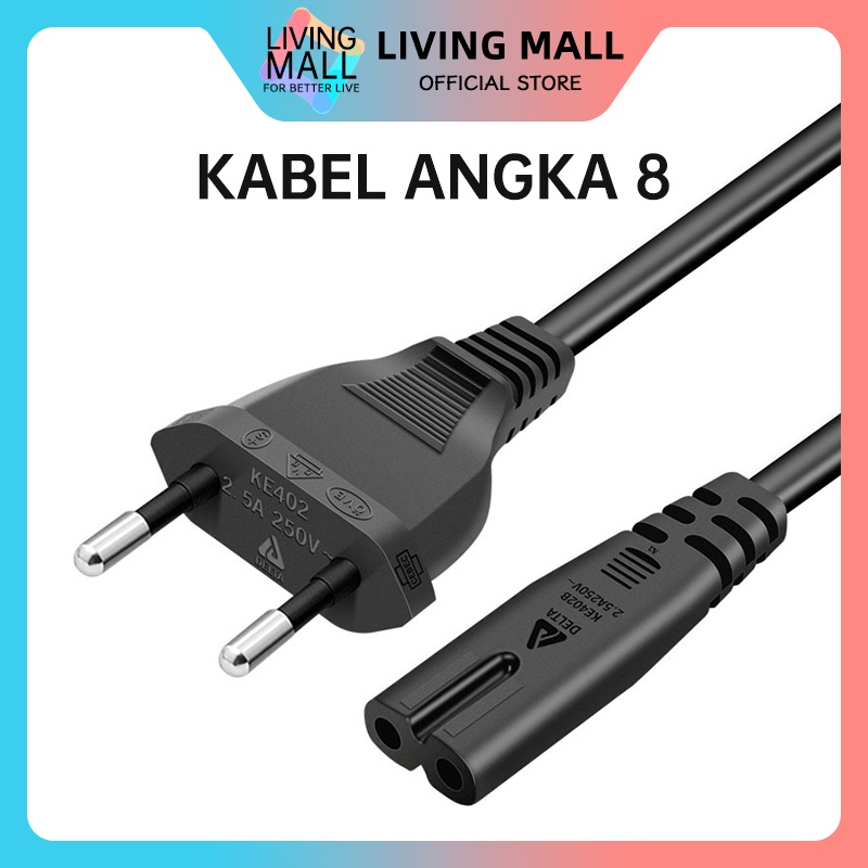 Jual Kabel Power Angka 8 / Kabel Cas / Kabel Listrik / Merk Hakamitsu ...