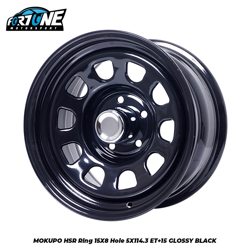 Jual velg kaleng MOKUPO HSR R15/8 H5X114,3 ET15 cocok mobil xtrail,innova | Shopee Indonesia
