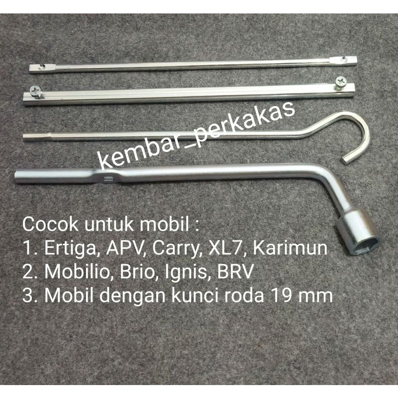 Jual Kunci roda 19 mm & handle set putaran dongkrak | Shopee Indonesia