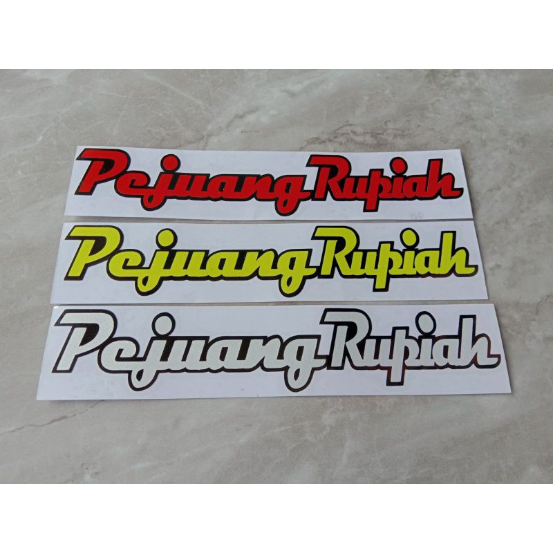 Jual Sticker pejuang rupiah cutting | Shopee Indonesia