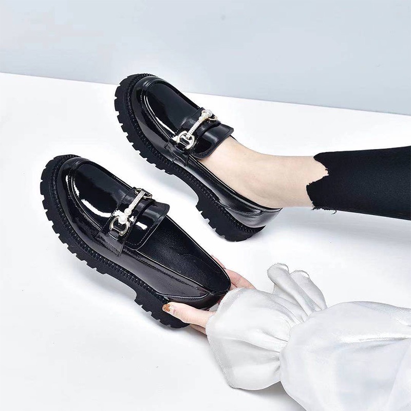 Jual FINDAL Sepatu Loafers Wanita Docmart Shoes Korean style Sepatu ...