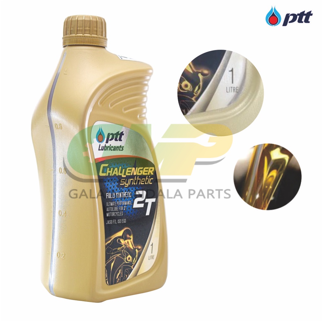 Jual PTT Challenger 2T Oli Samping Motor 2 Tak Fully Synthetic Low ...