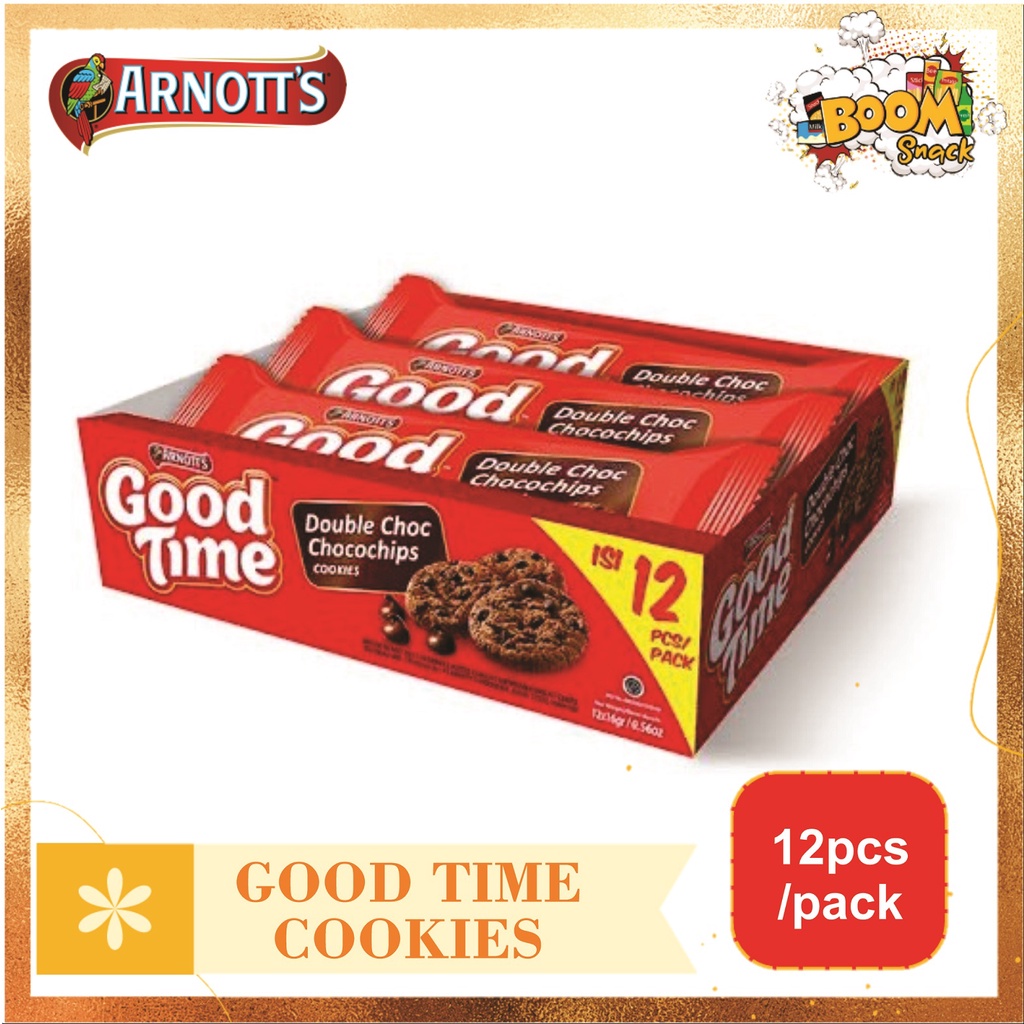 Jual BOX - Good Time Cookies Double Choco Rainbow Chocochips isi 12pcs ...