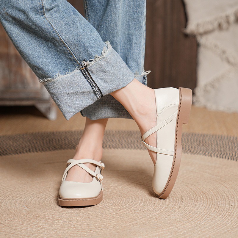 Jual FD Sepatu Flat Wanita Import Flatshoes Cewek Docmart Shoes Model ...