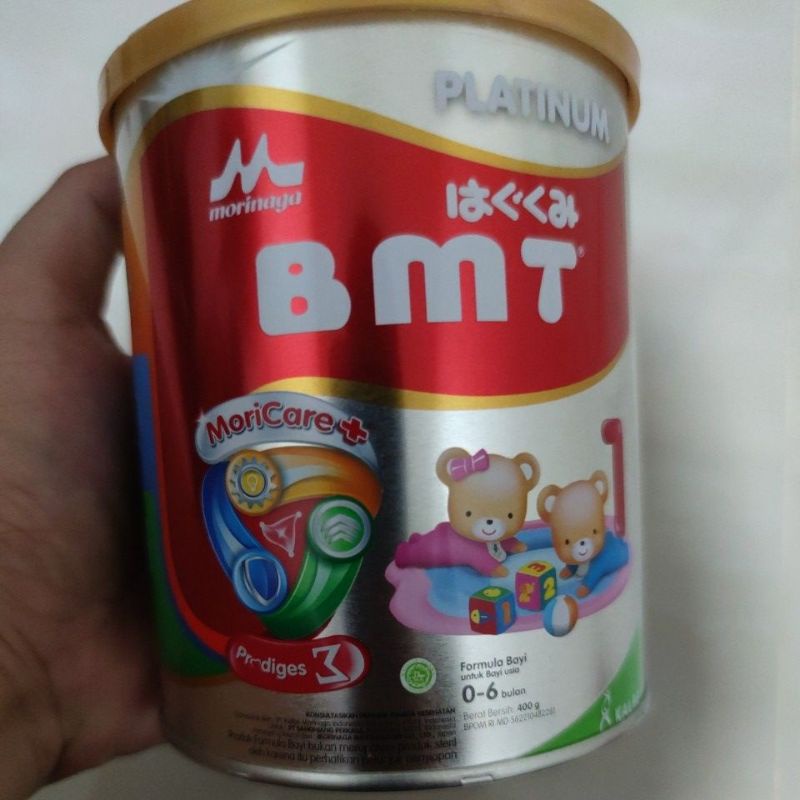 Jual Susu Morinaga BMT PLATINUM 400g usia 0 - 6 bulan | Shopee Indonesia