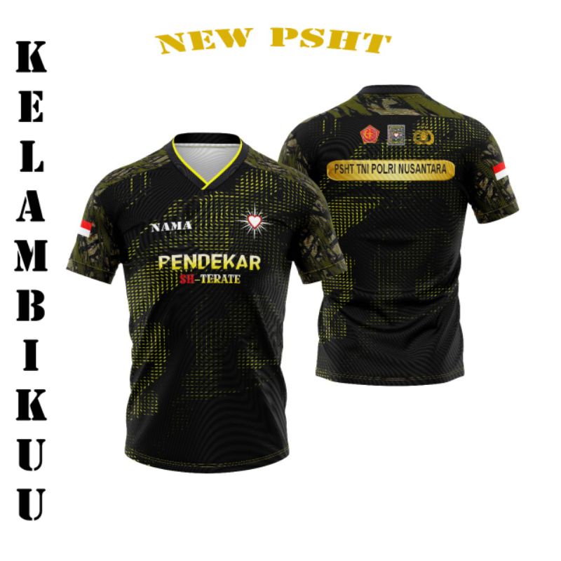 Jual JERSEY PSHT TNI POLRI PRINTING TERBARU/JERSEY PENCAK SILAT PSHT ...