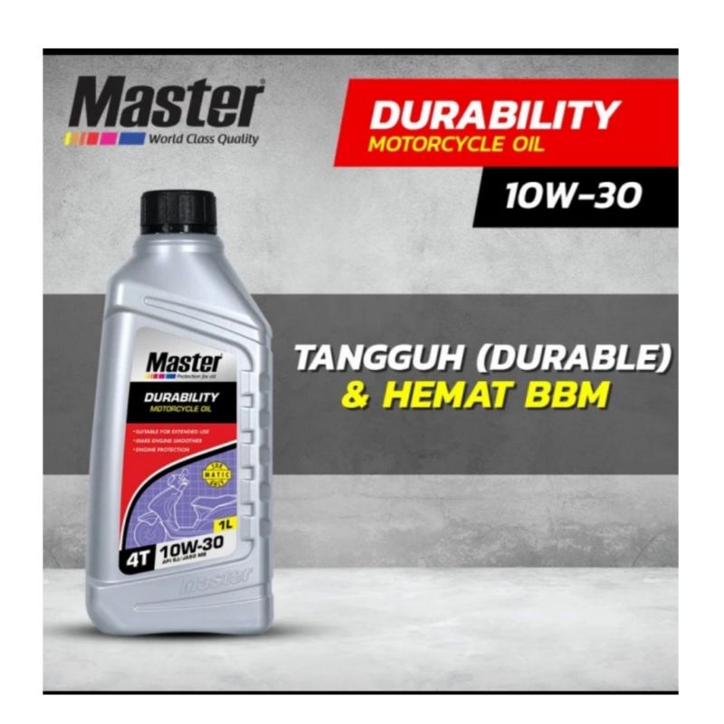Jual OLI MASTER 4T SILENTIUM OLI MOTOR MATIC 10w-30 OLI MESIN MOTOR MATIC 10w30 | Shopee Indonesia