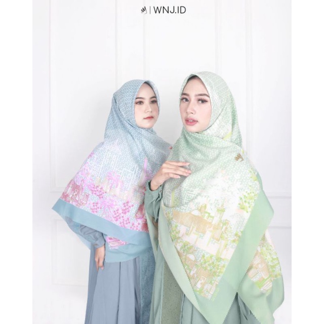 Jual SCARVES ISTIQLAL BATAVIA BY WNJ UKURAN 130x130cm SCARF BARU WANOJA ...