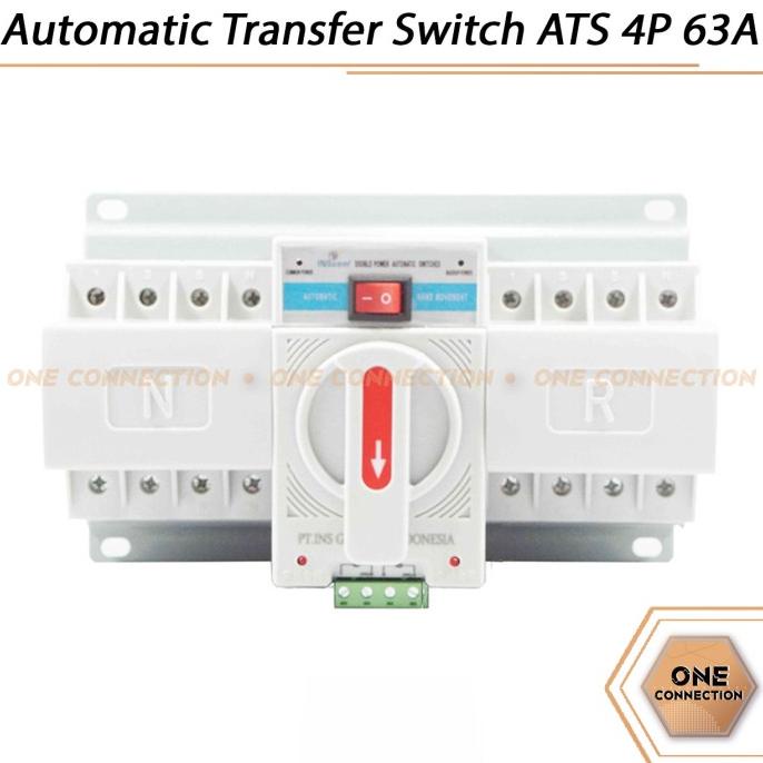 Jual Automatic transfer switch ATS 4P 63A Otomatis PLN ke Genset / Inverter onecon90 Berkualitas ...