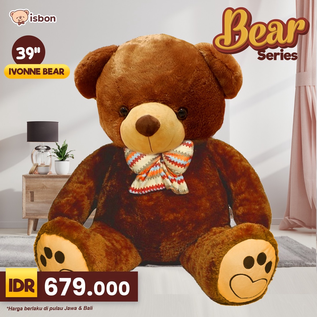 Jual ORI ISTANA BONEKA ISBON BONEKA TEDDY BEAR / BERUANG / PANDA GIANT ...
