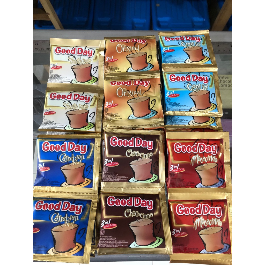 Jual Kopi Good Day Aneka Rasa Renceng Renteng isi 10 pcs | Shopee Indonesia