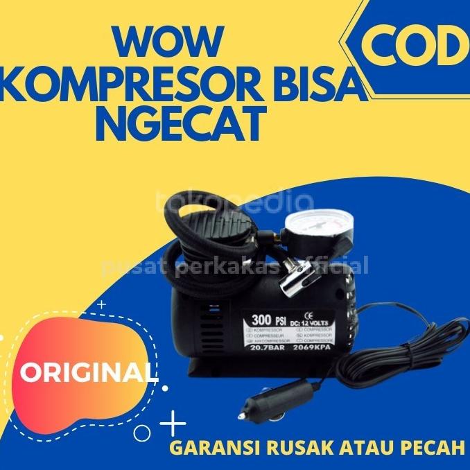 Jual KOMPRESOR LISTRIK COMPRESOR MINI CAT ANGIN BODY MOTOR DAN MOBIL ...