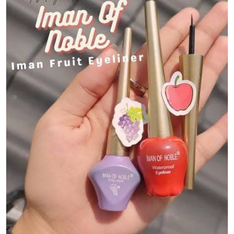 Jual ️ LUX86 ️ IMAN OF NOBLE FRUIT EYELINER APPLE GRAPE - APEL ANGGUR ...