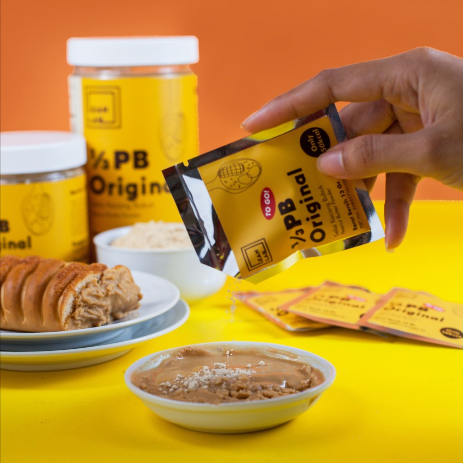 Jual Lean Lab 1/3 PB Selai Kacang Bubuk Sachet 13 gram (Peanut Butter ...