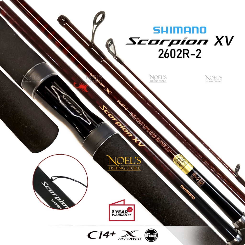 Jual Joran SHIMANO SCORPION XV | Fuji Alconite + Hi Power X CI4+ | Kolam Spinning Resmi | Shopee ...