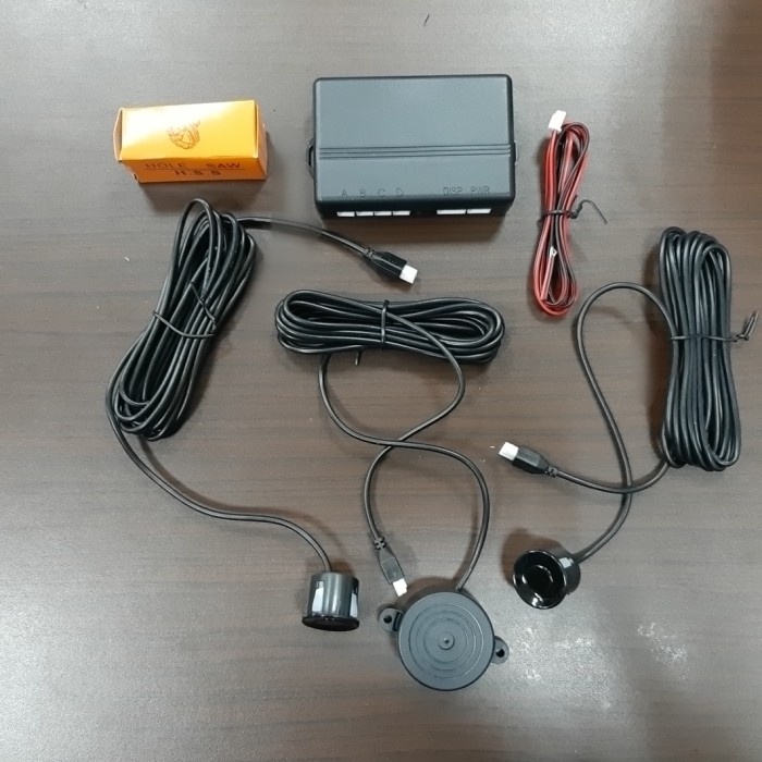 Jual Sensor Parking Sensor Mundur Mobil Universal 2 mata Bunyi Warna ...