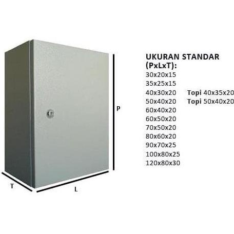 Jual Box Panel Indoor 70X50X20 Plat 2Mm Powder Coating Traytek | Shopee ...