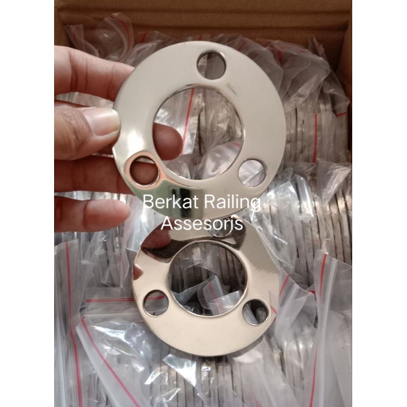 Jual PLANDES BULAT / TATAKAN TIANG RAILING TANGGA BULAT 1 1/2" SUS 201 ...