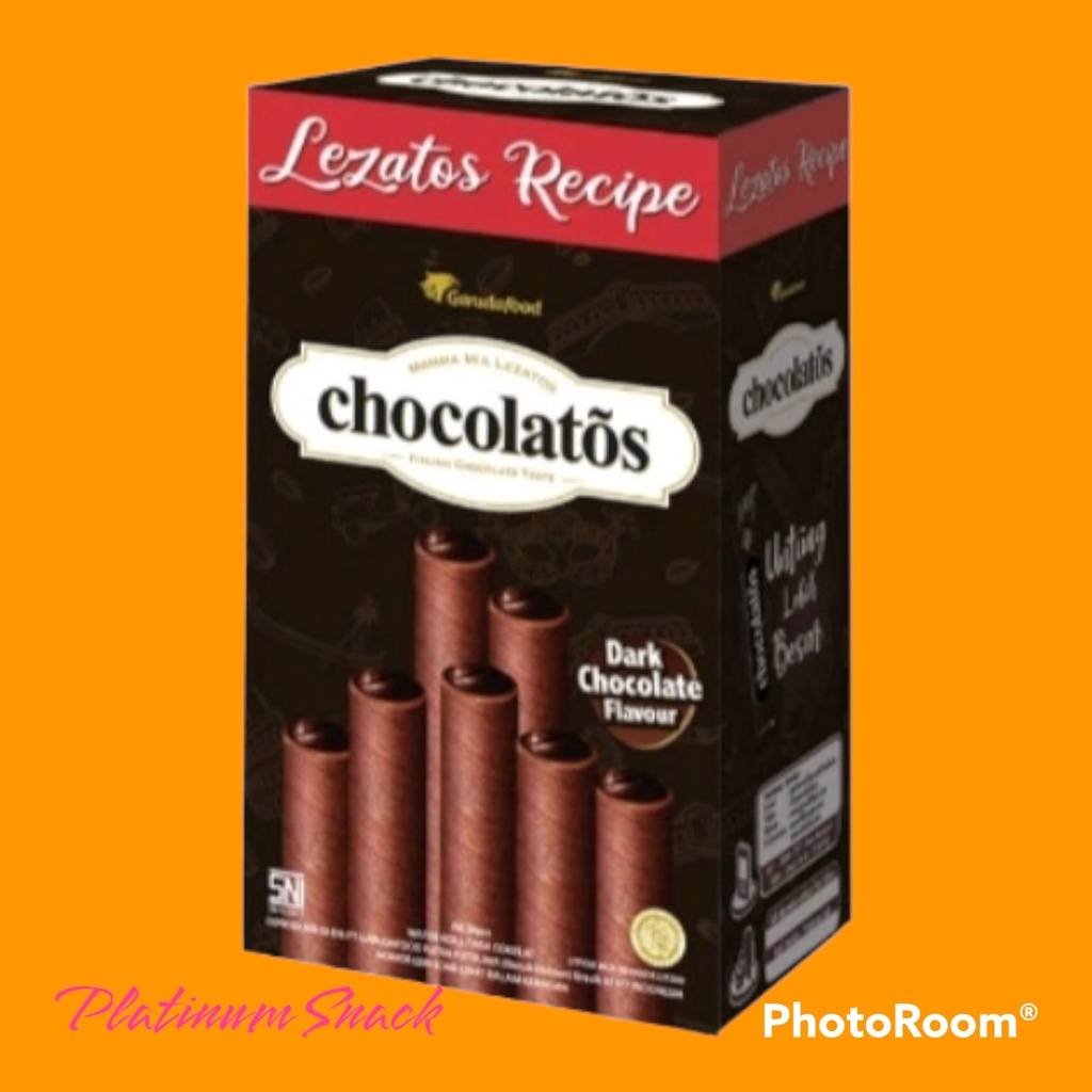 Jual Chocolatos Wafer Roll Italian Taste | 24 Pcs @ 14 Gr | Garuda Food ...